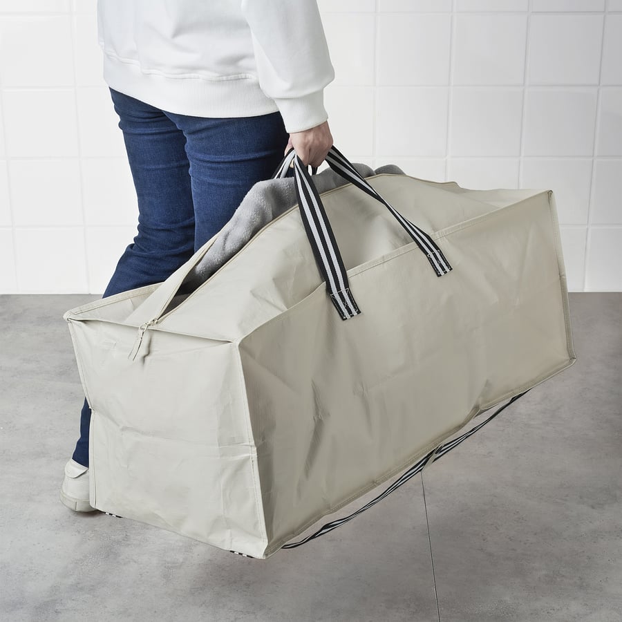 GÖRSNYGG trunk for trolley, light beige, 73x35x30 cm/76 l - IKEA