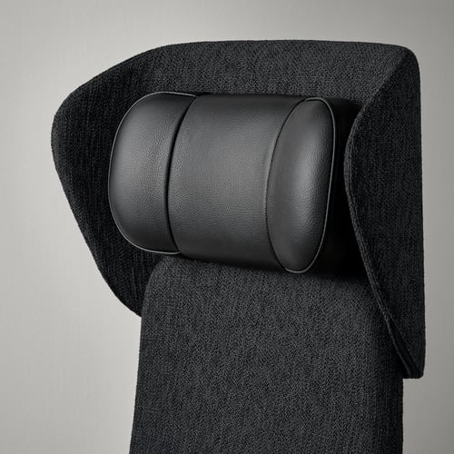 GRÖNFJÄLL headrest, Letafors grey/black - IKEA