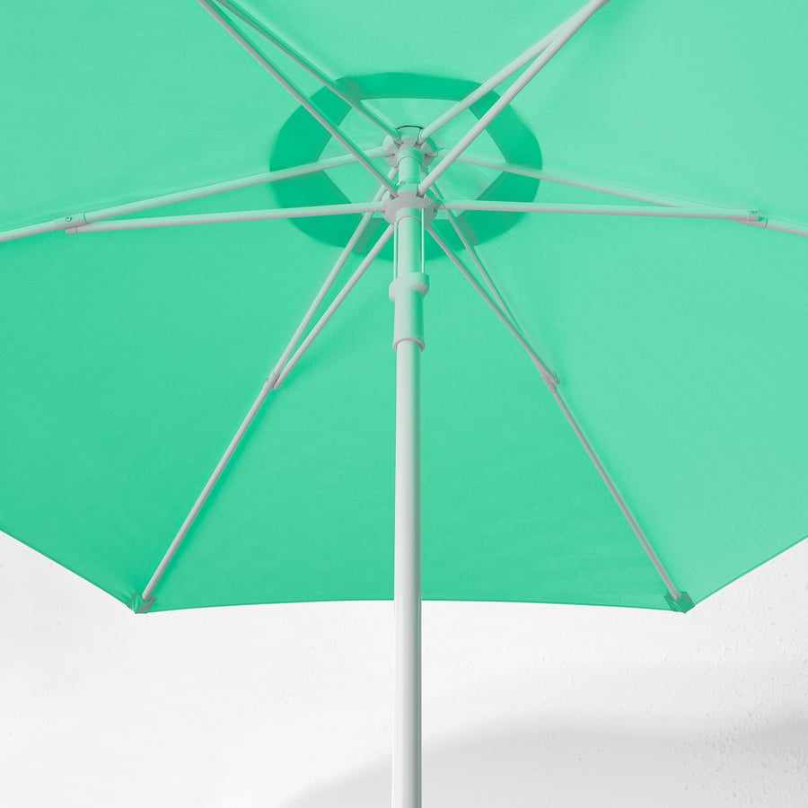 HÖGÖN parasol, light green, 270 cm - IKEA