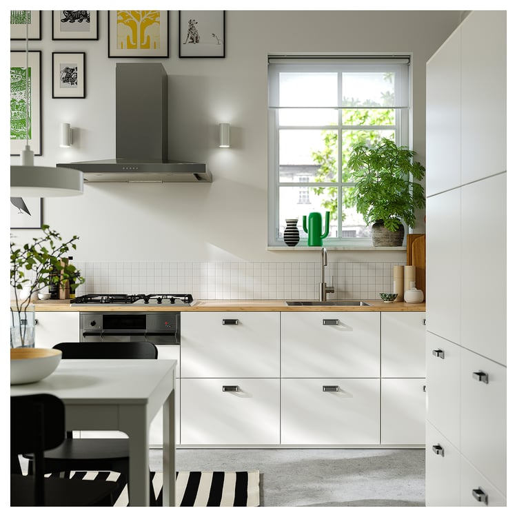 HOLMARED worktop, bamboo/veneer, 259x65x2.8 cm - IKEA