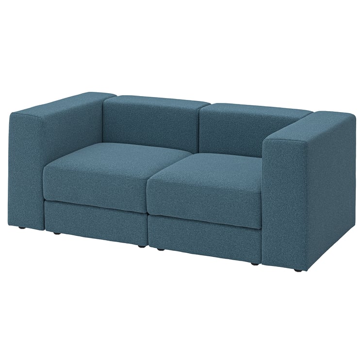 JÄTTEBO 2-seat modular sofa, Axvall dark grey-blue - IKEA