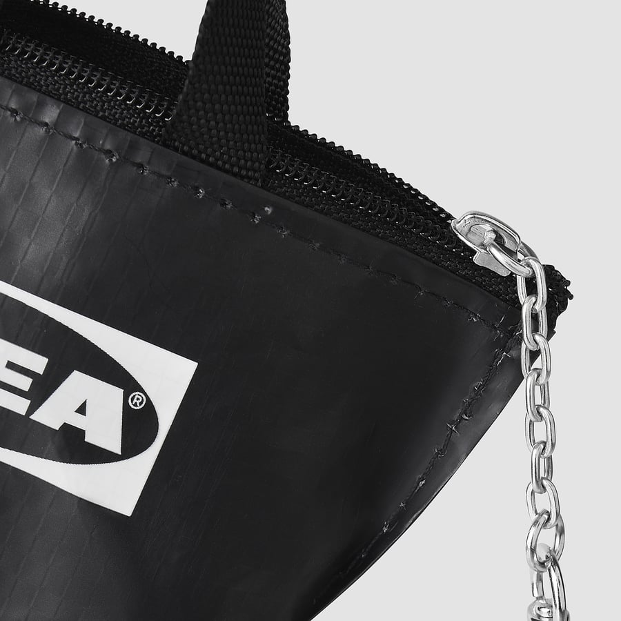 KNÖLIG key ring, small black, 9x7 cm - IKEA