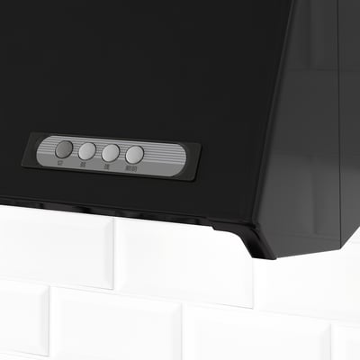 LAGAN extractor fan, black - IKEA