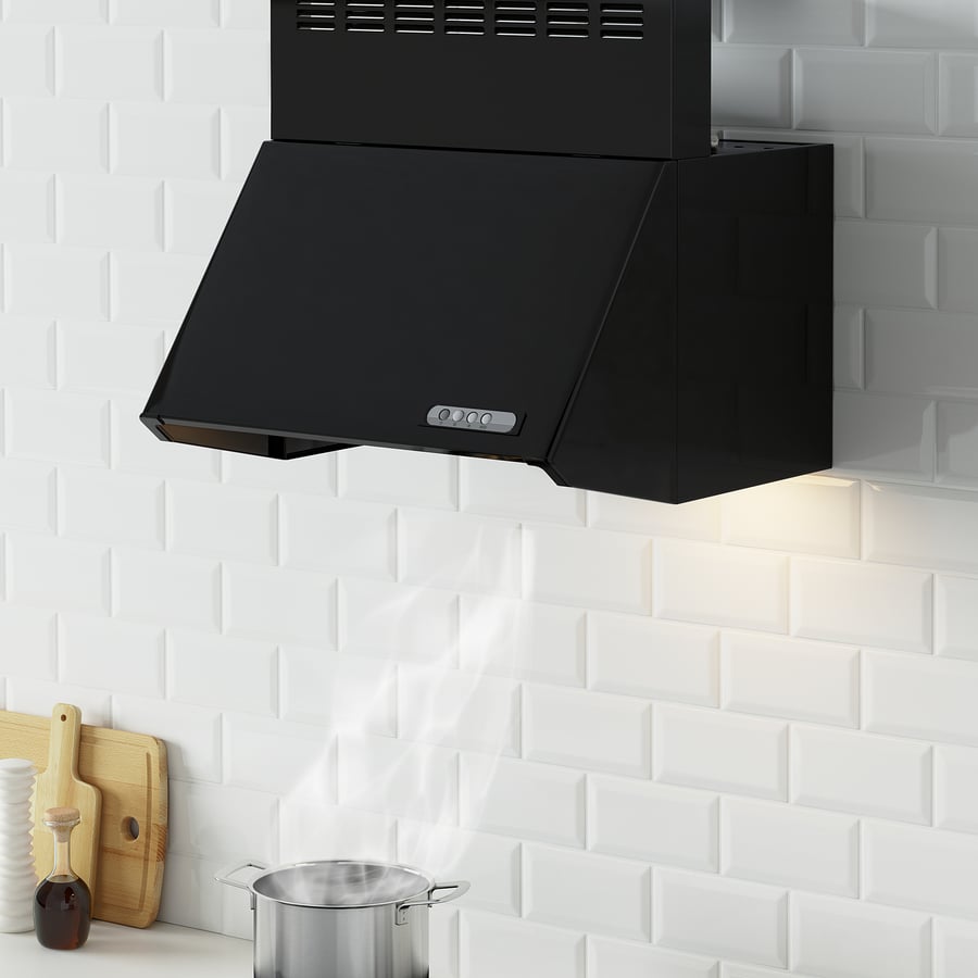 LAGAN extractor fan, black - IKEA