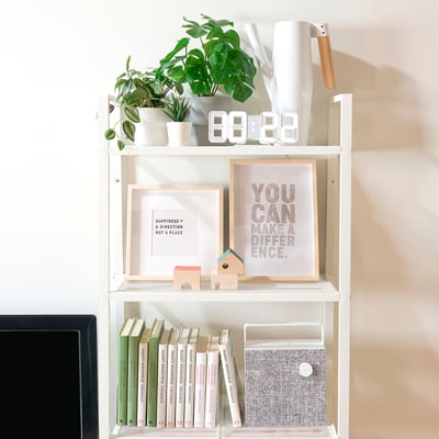 LERBERG shelf unit, white, 60x148 cm - IKEA