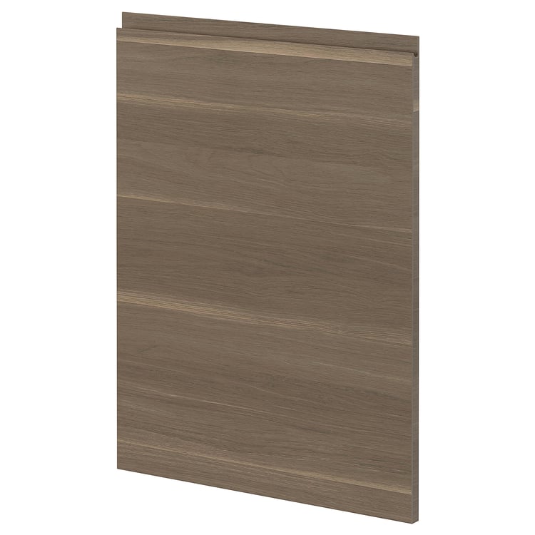 METOD 1 front for dishwasher, Voxtorp walnut effect, 60 cm - IKEA