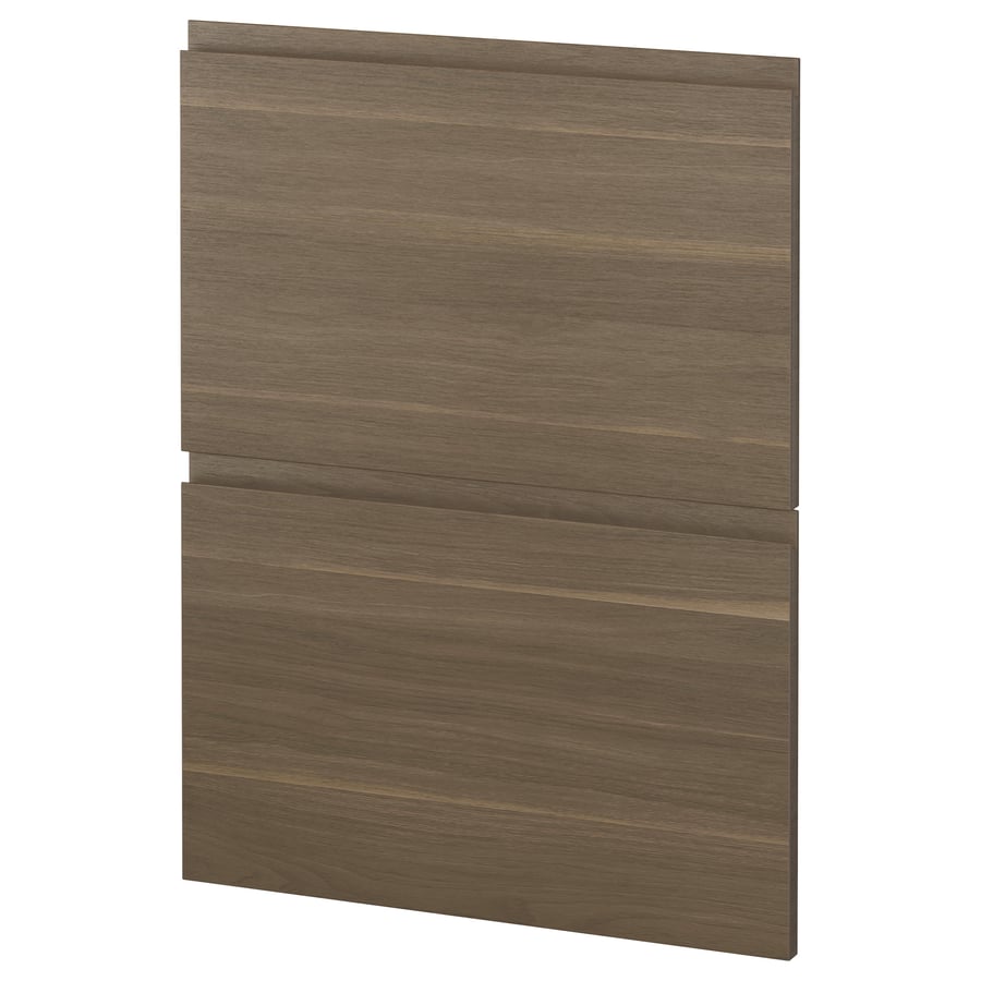 METOD 2 fronts for dishwasher, Voxtorp walnut, 60 cm - IKEA