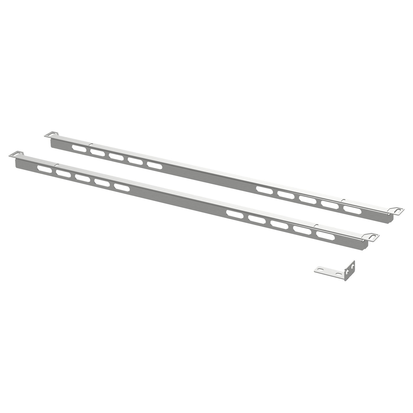 METOD reinforced ventilated top rail, galvanised, 75 cm - IKEA