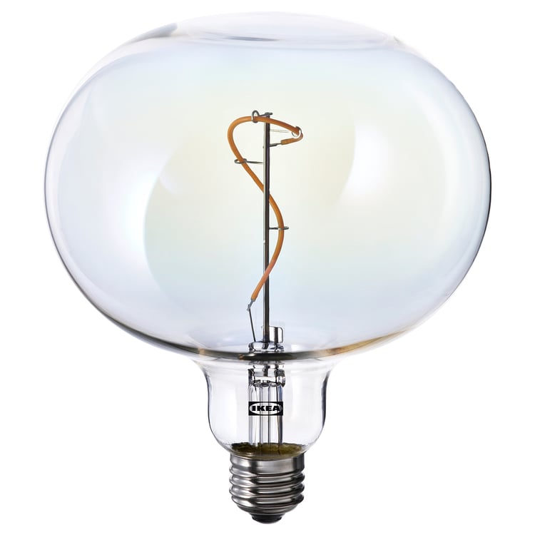 MOLNART LED bulb E26 260 lumen, ellipse shaped multicolour, 150 mm - IKEA