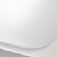 PLÖJA desk pad, white/transparent, 65x45 cm - IKEA