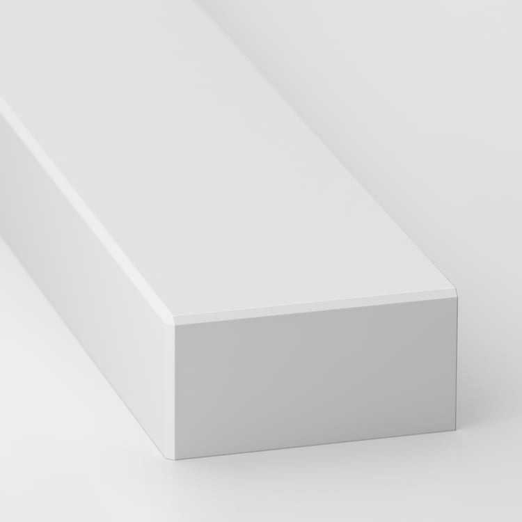 RAMSÅS wall edging strip, for custom made worktop white/grey-beige ...