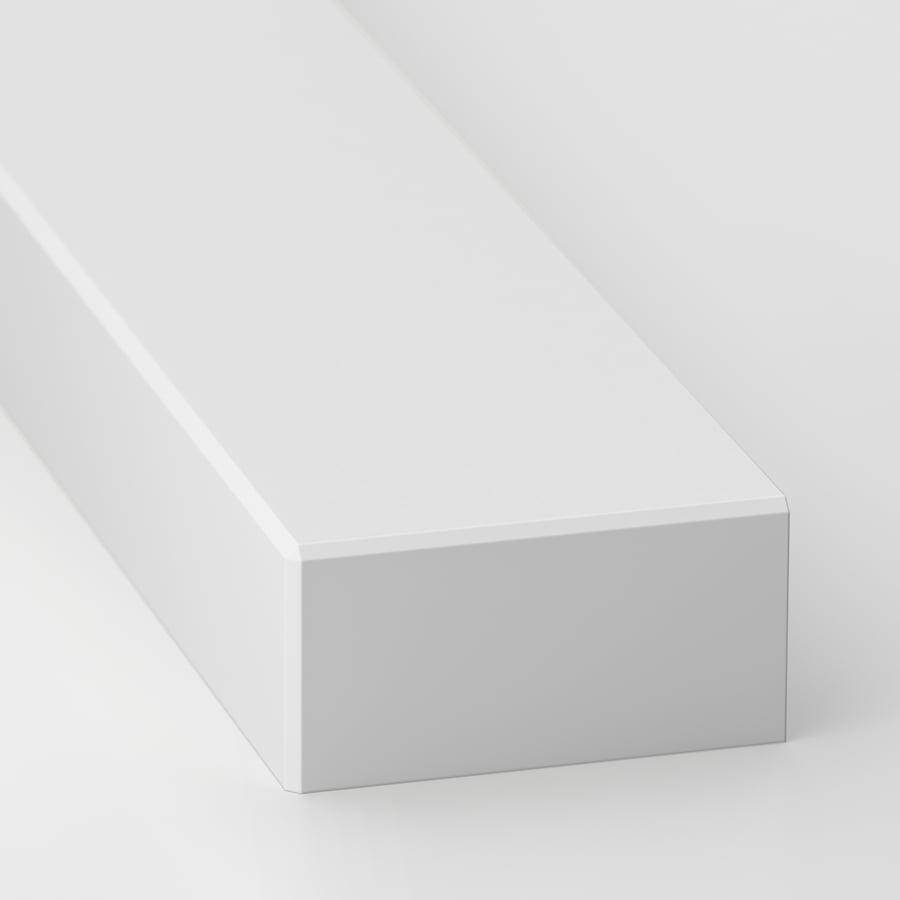 RAMSÅS wall edging strip, for custom made worktop white/grey-beige ...