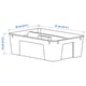 SAMLA insert for box 11/22 l, transparent, 37x25x12 cm - IKEA