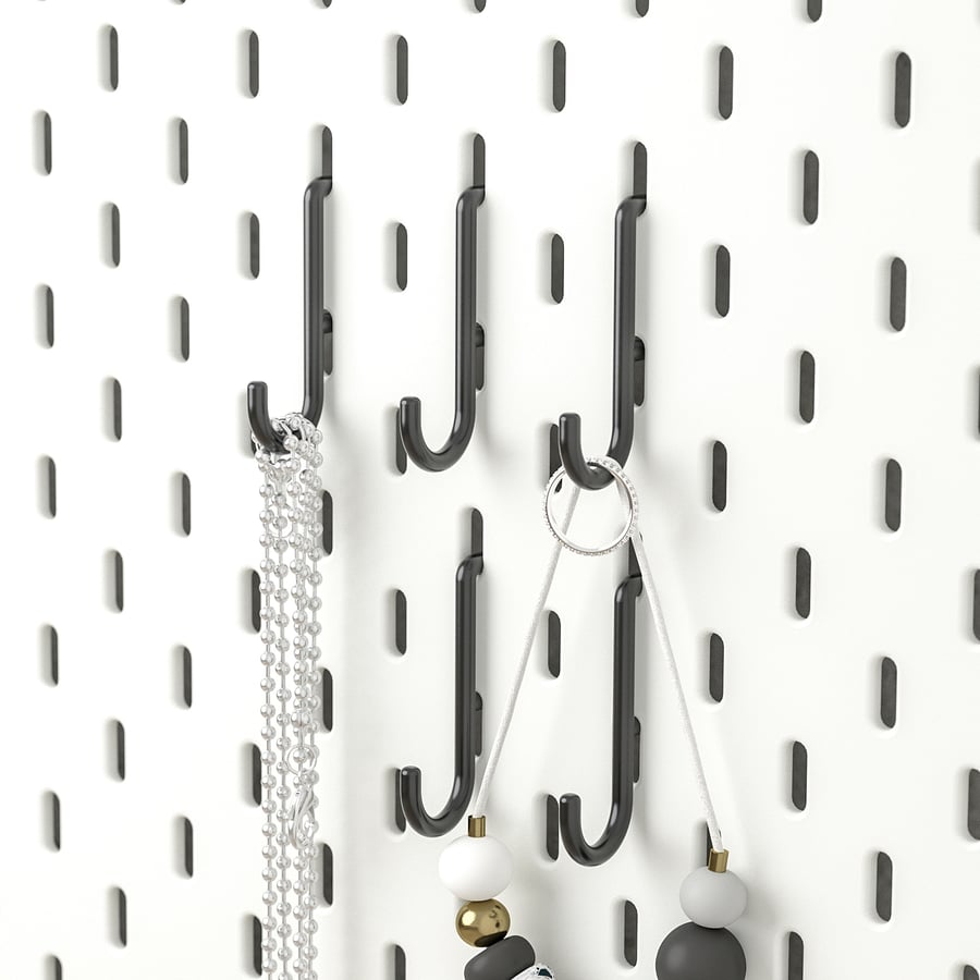 SKÅDIS hook, black - IKEA