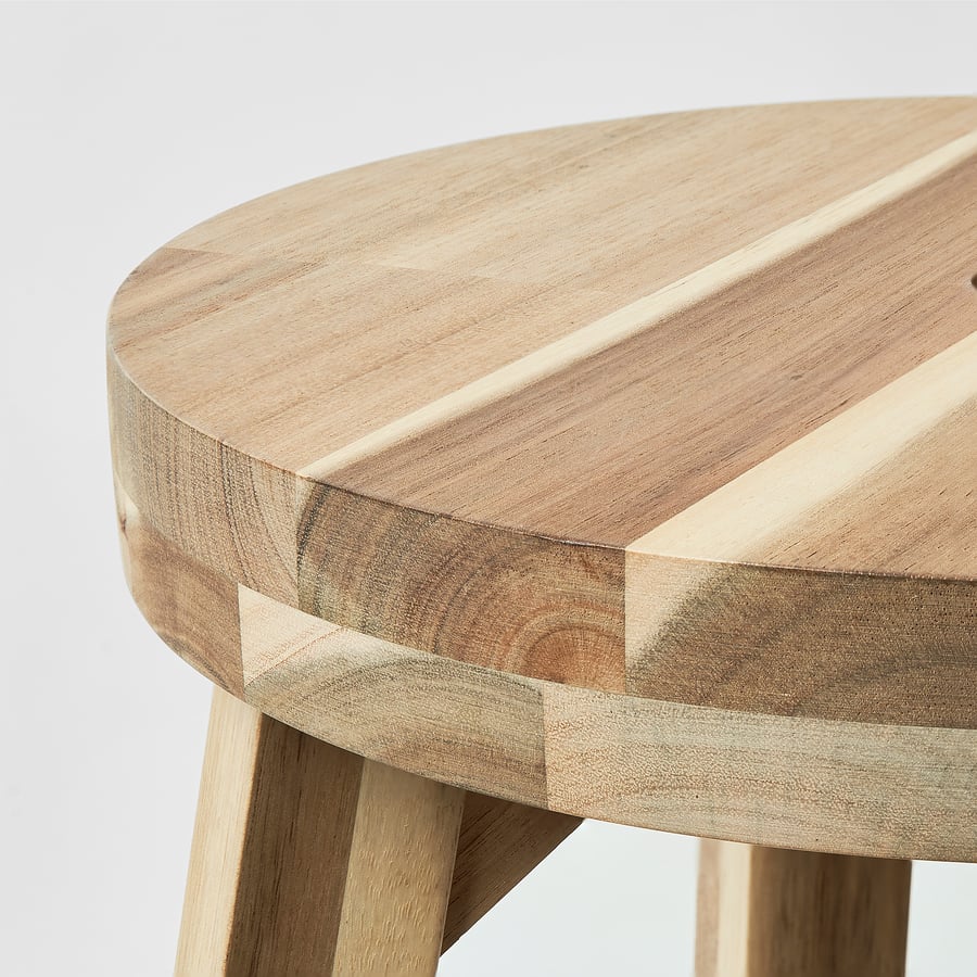 SKOGSTA Bar stool, acacia, 48x63 cm - IKEA