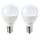 SOLHETTA LED bulb E17 810 lumen, dimmable/globe opal white, 45 mm - IKEA
