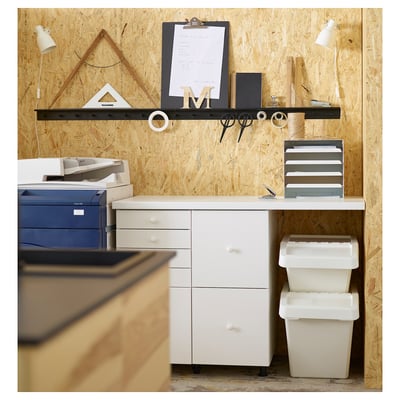 SORTERA waste sorting bin with lid, white, 60 l - IKEA