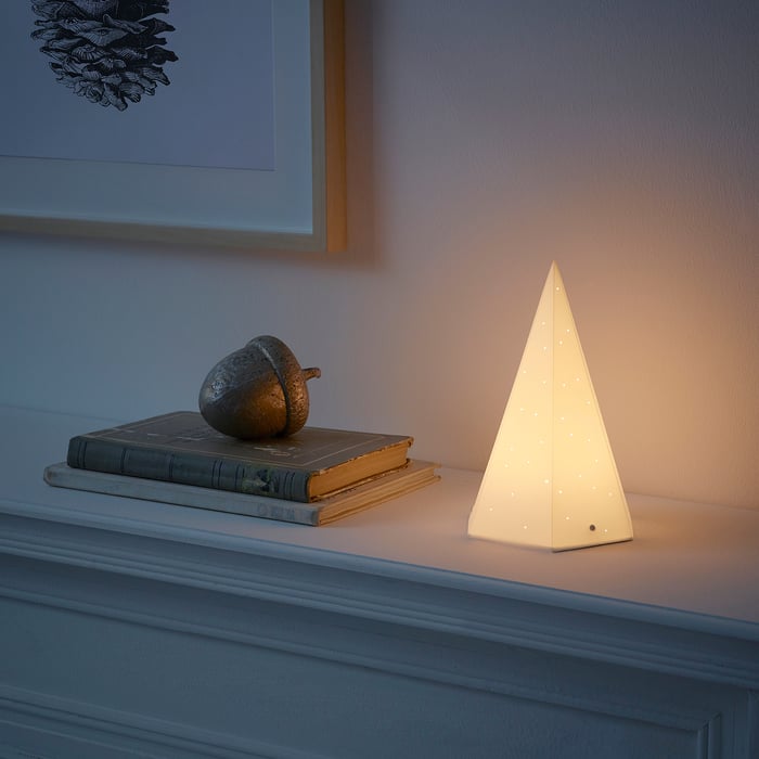 STRÅLA LED decorative table lamp, tree battery-operated, 20 cm - IKEA