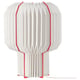 STRÅLA table lamp, white/red - IKEA