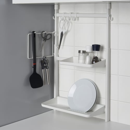 SUNNERSTA clip-on rack with 4 hooks - IKEA