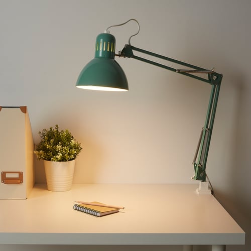 TERTIAL work lamp, light green - IKEA