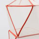 TIGERFINK storage with 5 compartments, beige/orange - IKEA