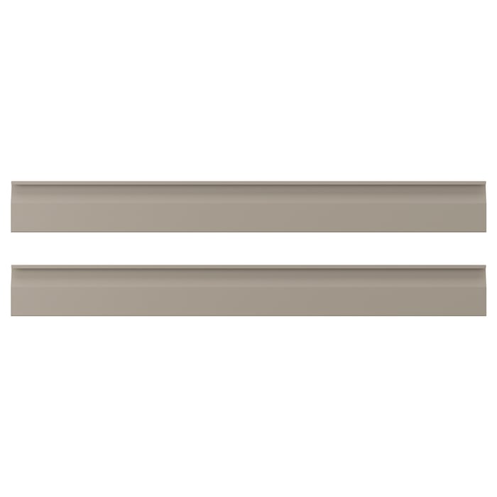 UPPLÖV drawer front, matt dark beige, 90x10 cm - IKEA