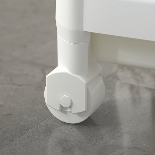 VESKEN trolley, white, 54x18x71 cm - IKEA