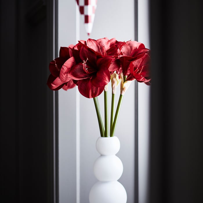 VINTERFINT artificial flower, in/outdoor Amaryllis/red, 60 cm - IKEA