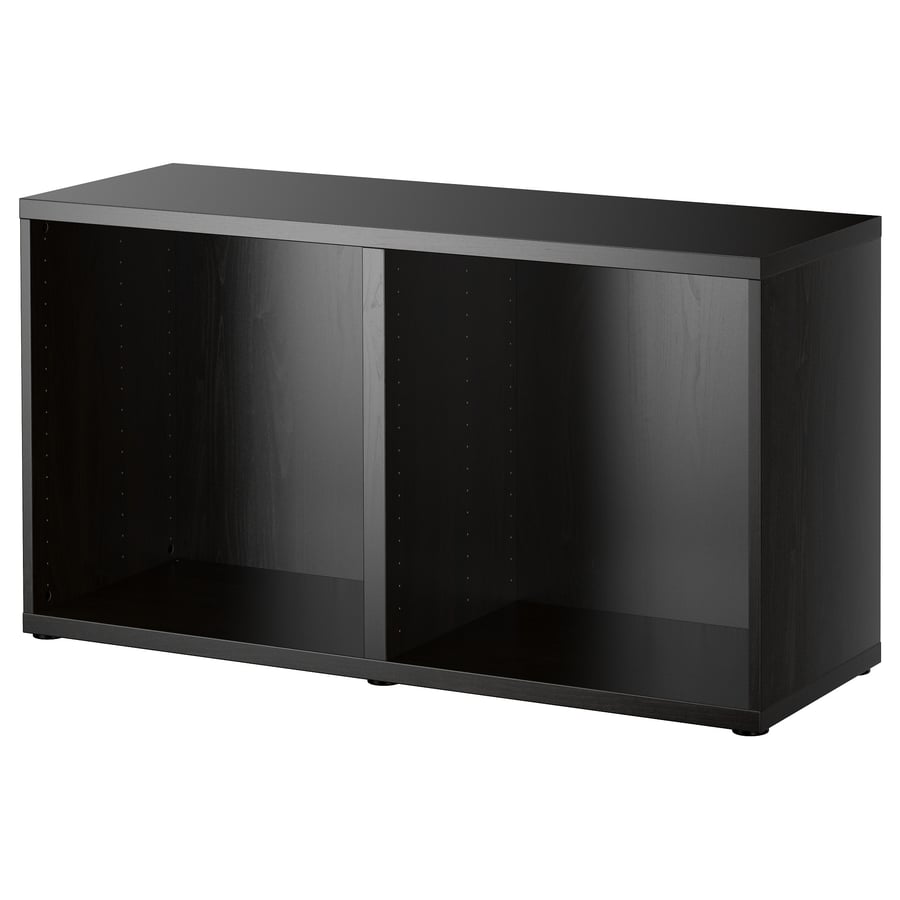 BESTÅ ベストー フレーム, ブラックブラウン, 120x40x64 cm - IKEA