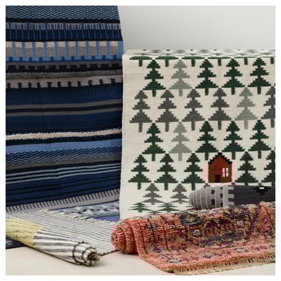 DVÄRGGRÄS ドヴェリグレース ラグ, マルチカラー, 200x300 cm - IKEA