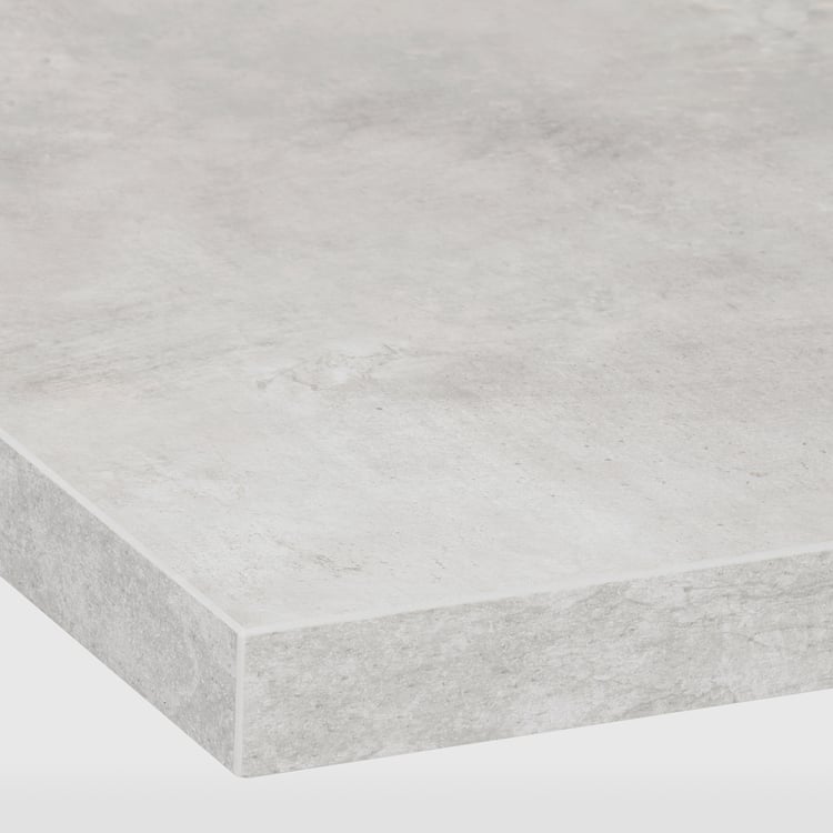 EKBACKEN エークバッケン ワークトップ, ライトグレー コンクリート調, ラミネート, 259x65x2.8 cm - IKEA