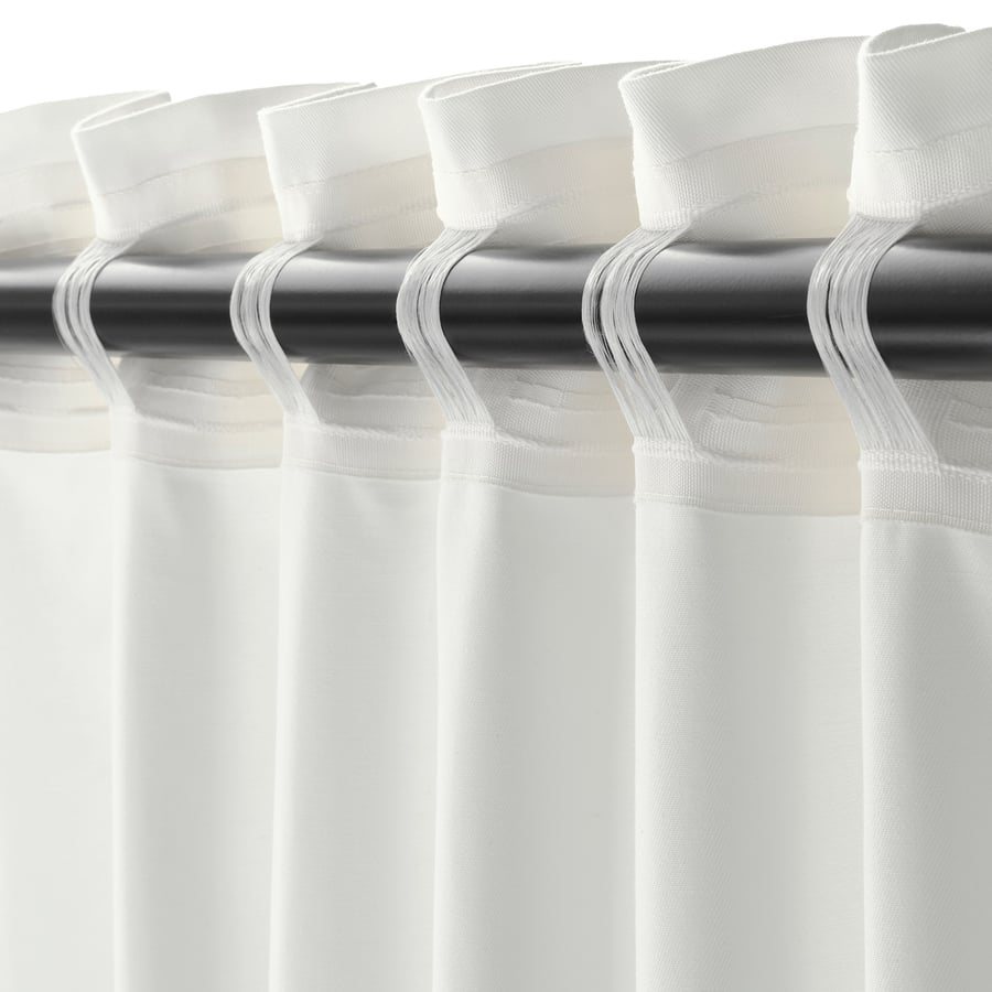 MERETE メレーテ カーテン 1組, ホワイト, 145x250 cm - IKEA