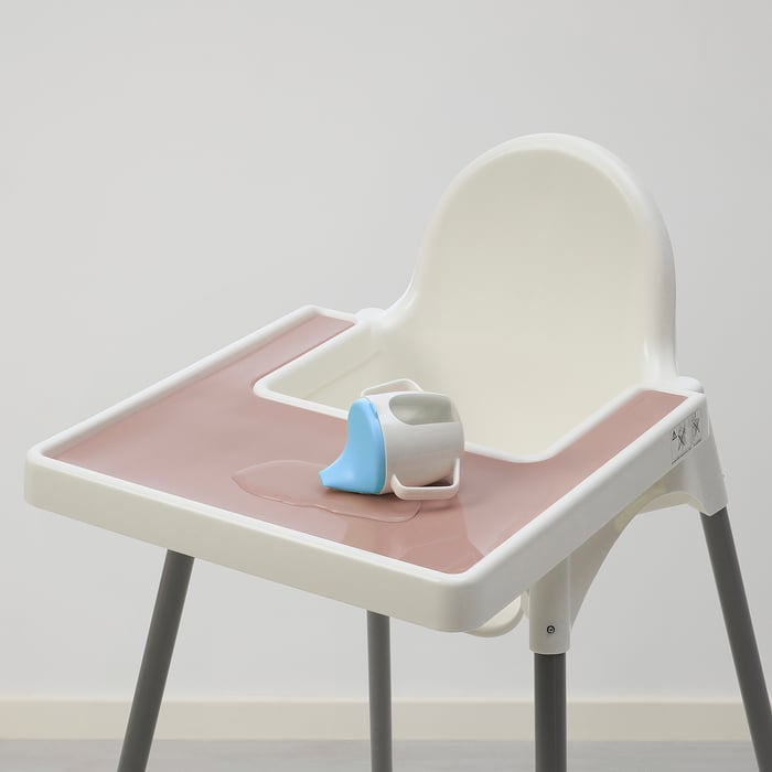 ANTILOP tray mat, pink, 38x38 cm - IKEA