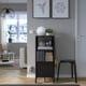 BEKANT storage unit on castors, mesh/black, 41x101 cm - IKEA