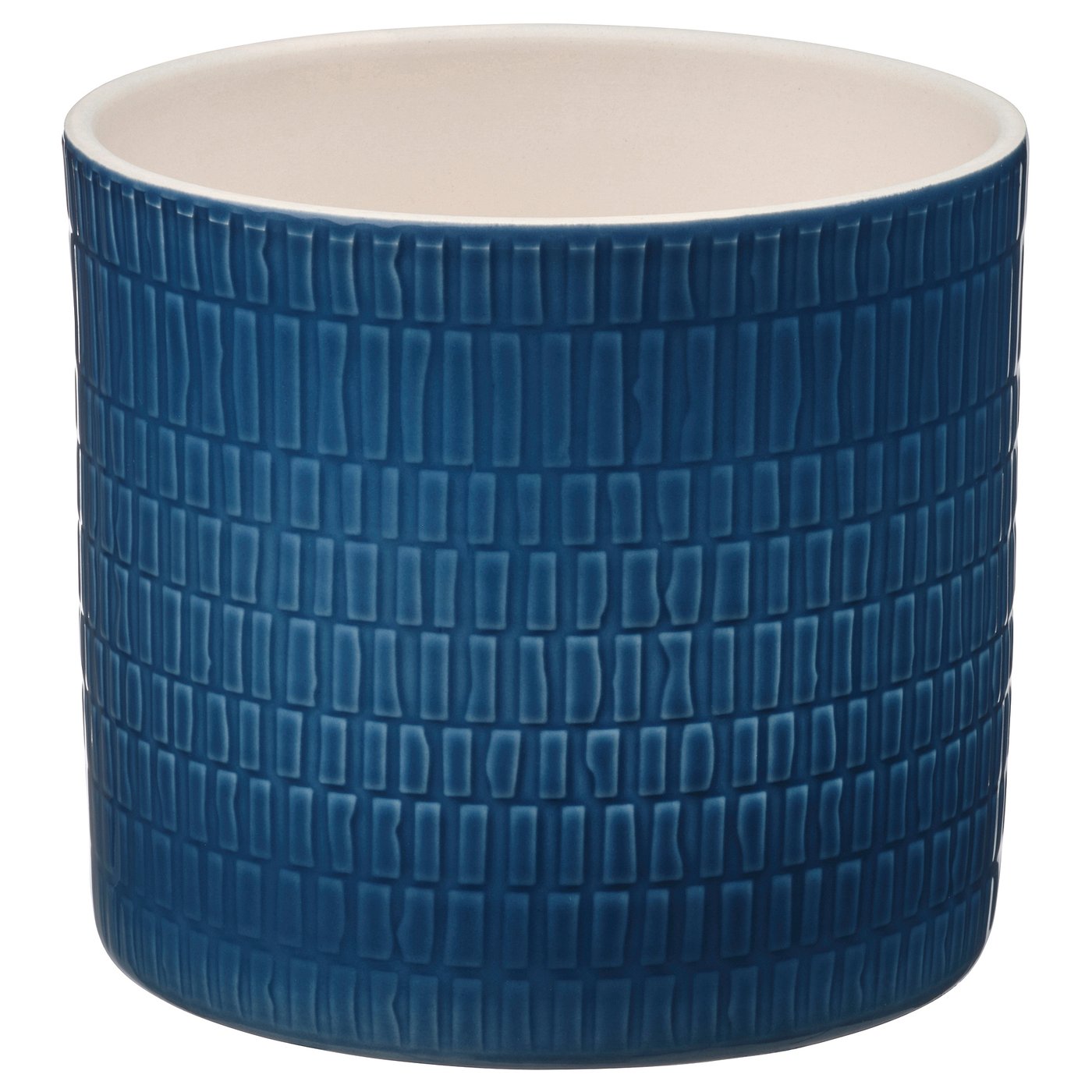 CHIAFROEN plant pot in outdoor dark blue