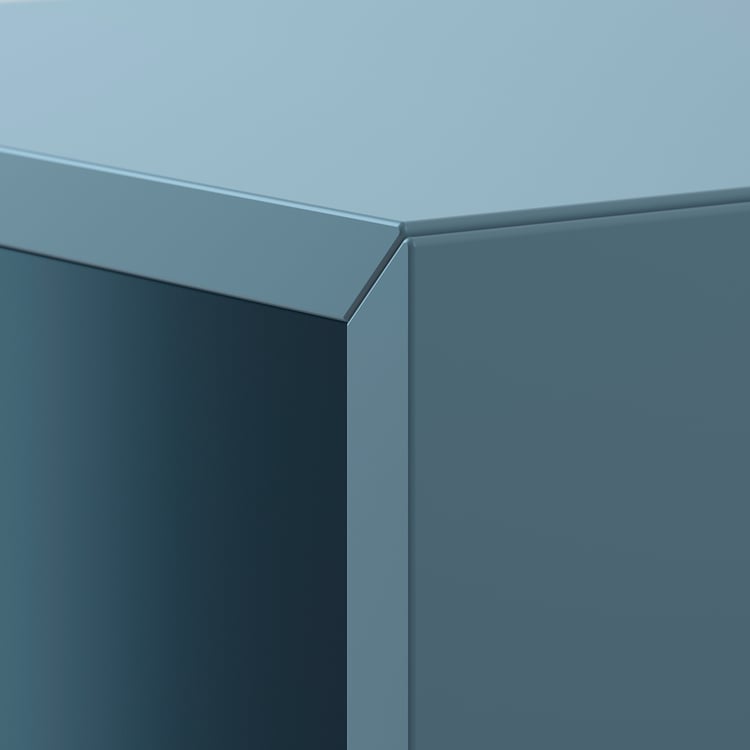 EKET wall-mounted shelving unit, dark grey-blue, 35x25x35 cm - IKEA