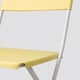 FEJAN chair, outdoor, foldable yellow - IKEA