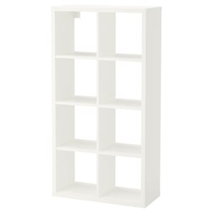 FLYSTA Shelving unit, white, 69x132 cm - IKEA