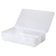 GLIS box with lid, transparent, 34x21 cm - IKEA