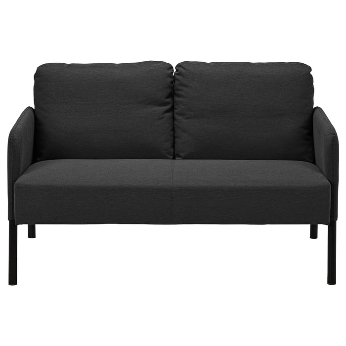 GLOSTAD 2-seat sofa, Knisa dark grey - IKEA