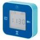KLOCKIS clock/thermometer/alarm/timer, blue, 7x7 cm - IKEA