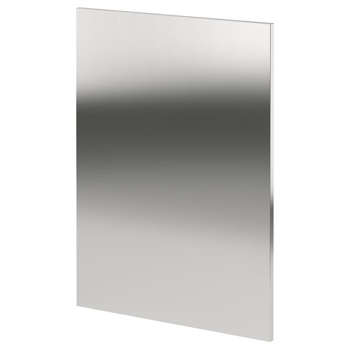 METOD 1 front for dishwasher, Vårsta stainless steel, 60 cm - IKEA