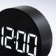PLUGGET alarm clock, black, 11 cm - IKEA