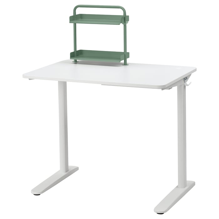 RELATERA desk combination, white, 90x60 cm - IKEA