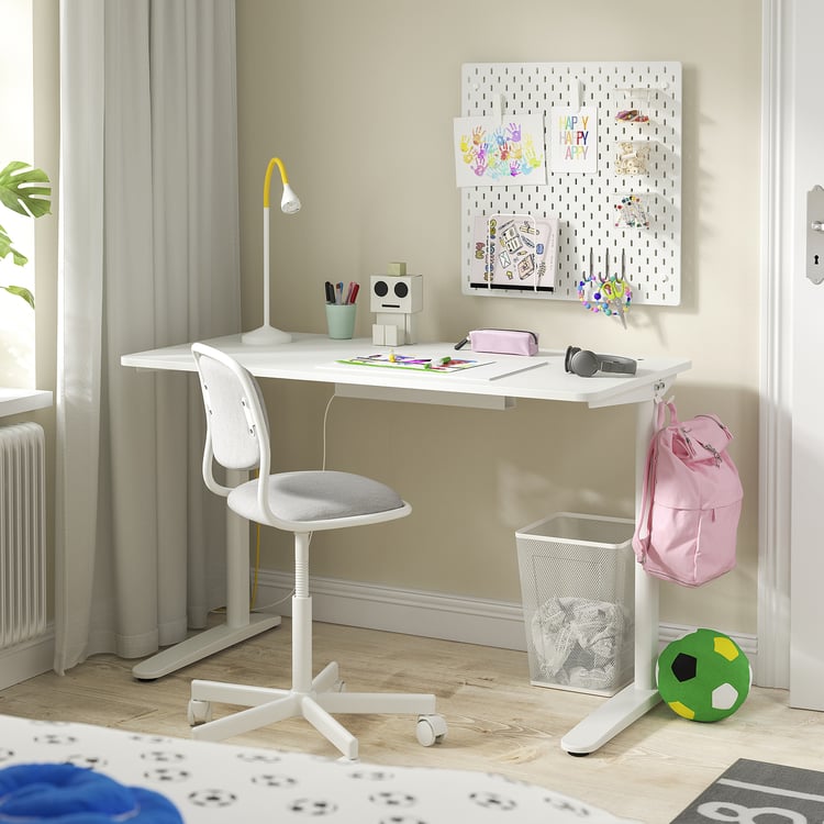 RELATERA desk, white, 117x60 cm - IKEA