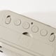 RÖDSTRÄFSE alarm clock with hygro-/thermometer, beige, 17x8x6 cm - IKEA