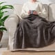 SANDBRODD throw, anthracite, 130x170 cm - IKEA