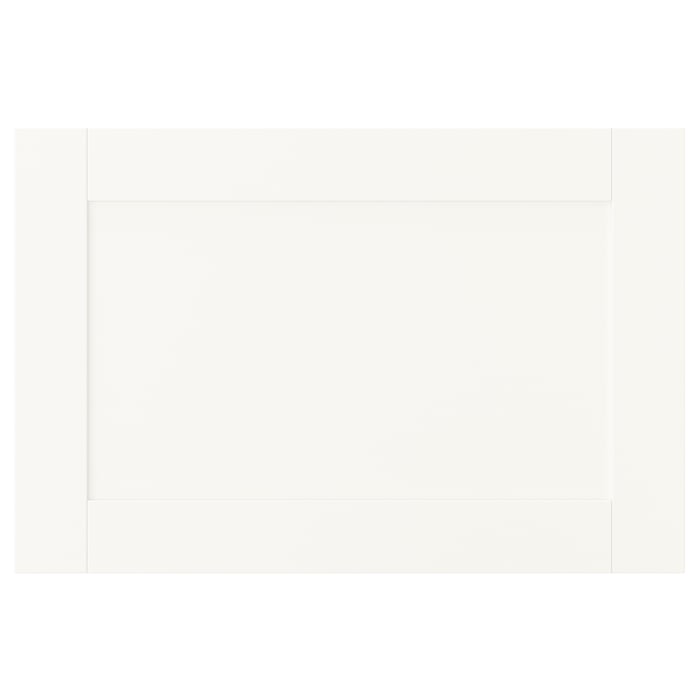 SANNIDAL door with hinges, white, 60x40 cm - IKEA