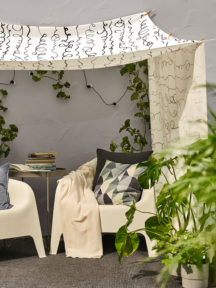 SKARPÖ armchair, outdoor, white - IKEA